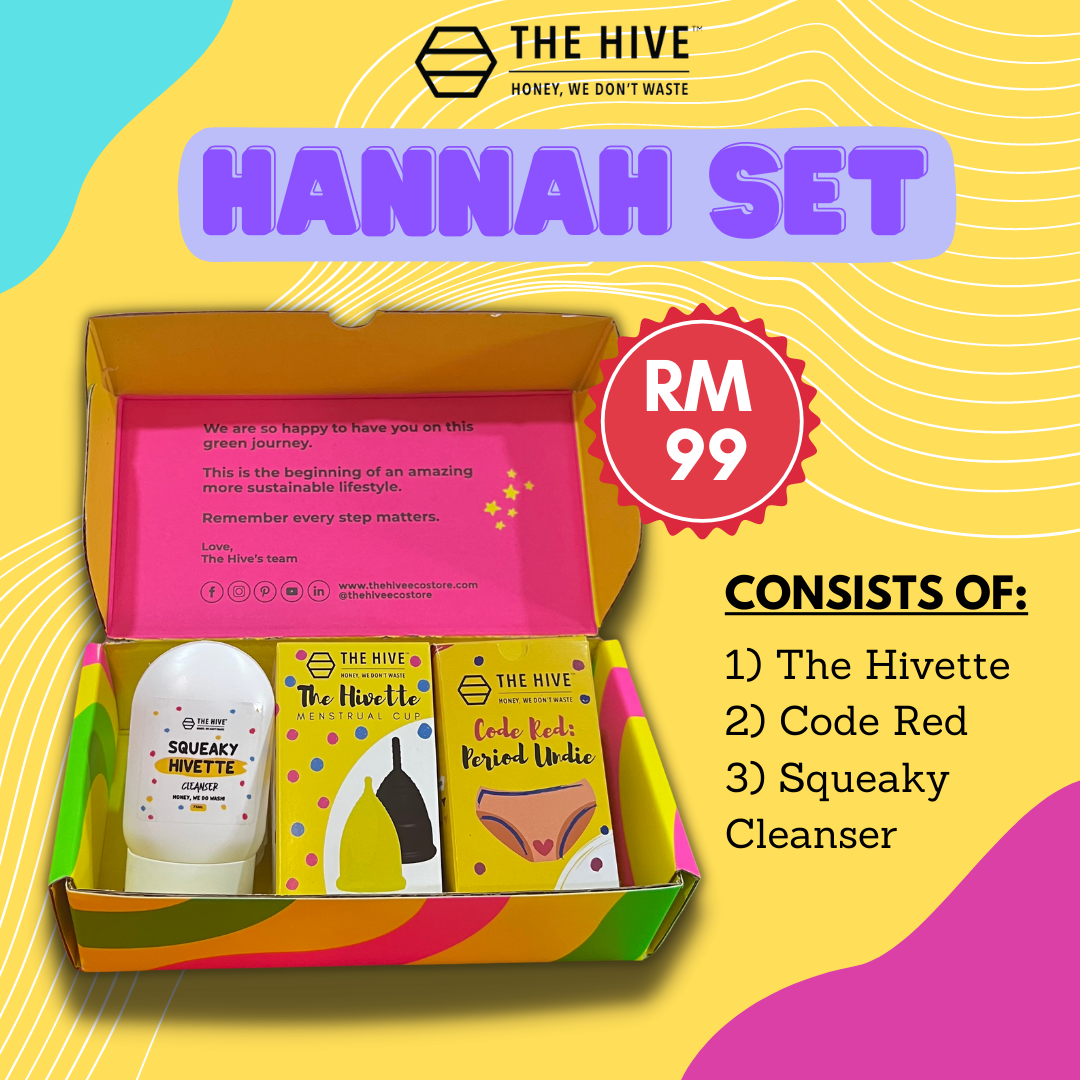 Hannah Period Care Set | Feminine Care – Thehiveecostore